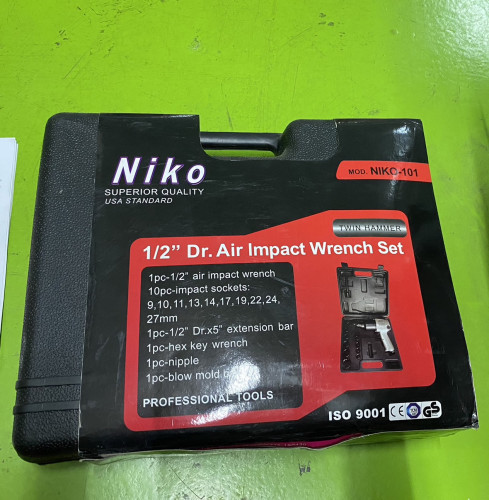 NIKO 1/2" DR.AIR IMPACT WRENCH SET MODEL : NIKO-101 ราคา 1200 บาท