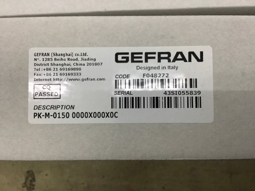 GEFRAN PK-M-0150 ราคา 4,914 บาท