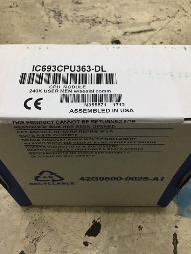 GE FANUC IC693CPU363-DL ราคา 83,000 บาท