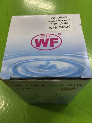WF WF812-012C ยูเนี่ยน เช็ควาล์ว UPVC 1-1/4" ราคา 350 บาท