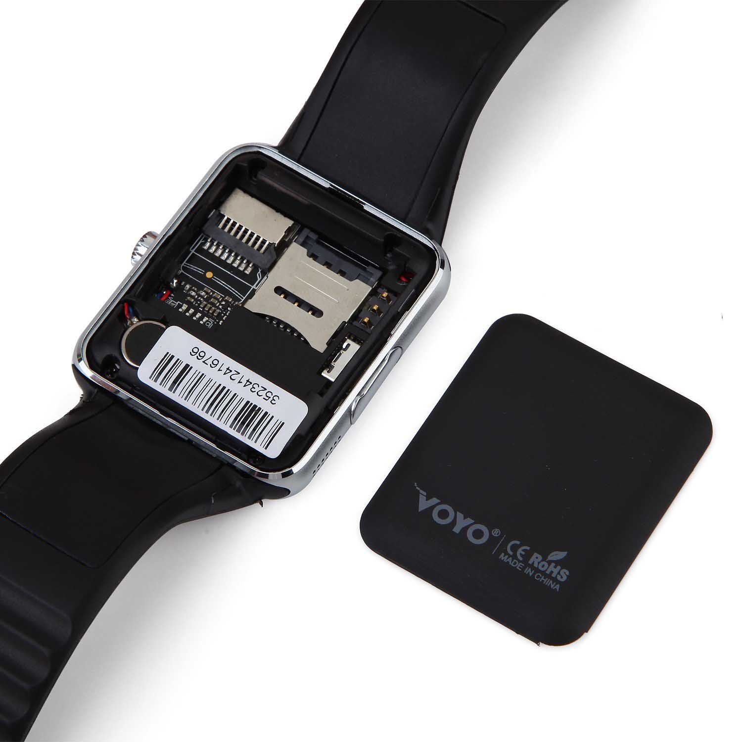 นาฬิกา VOYO Vwatch-two Bluetooth Watch Phone 1.54 Inch MTK6260A NFC Camera FM Black