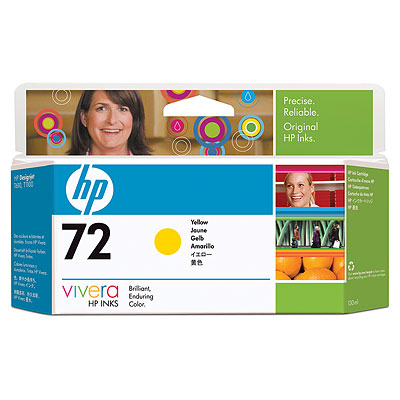 HP 72 Yellow Ink Cartridge (C9373A)
