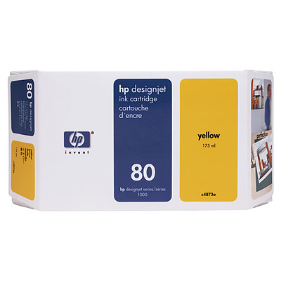 HP 80 Ink Cartridges (C4848A)