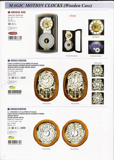 นาฬิกา Rhythm หลากหลายรูปแบบแท้จากประเทศญี่ปุ่น