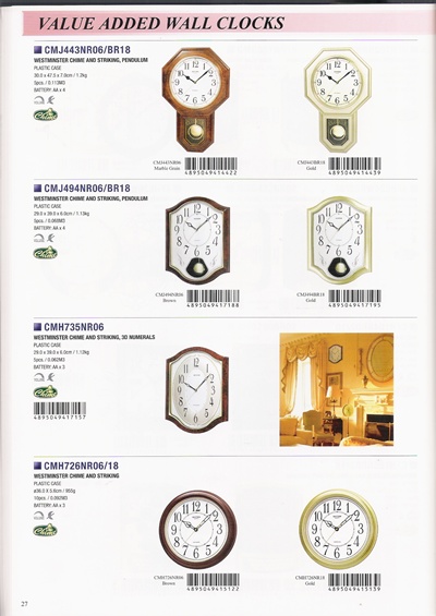 นาฬิกา Rhythm หลากหลายรูปแบบแท้จากประเทศญี่ปุ่น