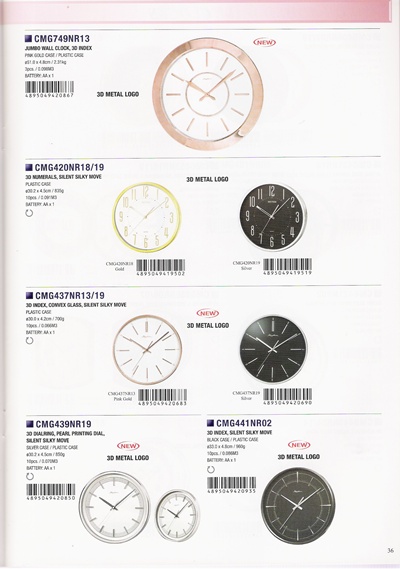 นาฬิกา Rhythm หลากหลายรูปแบบแท้จากประเทศญี่ปุ่น