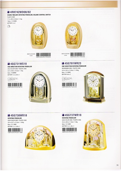 นาฬิกา Rhythm หลากหลายรูปแบบแท้จากประเทศญี่ปุ่น