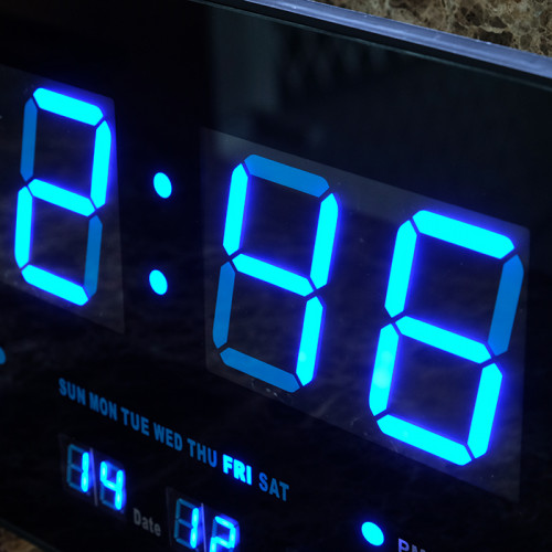 LED Calender Wall Clock