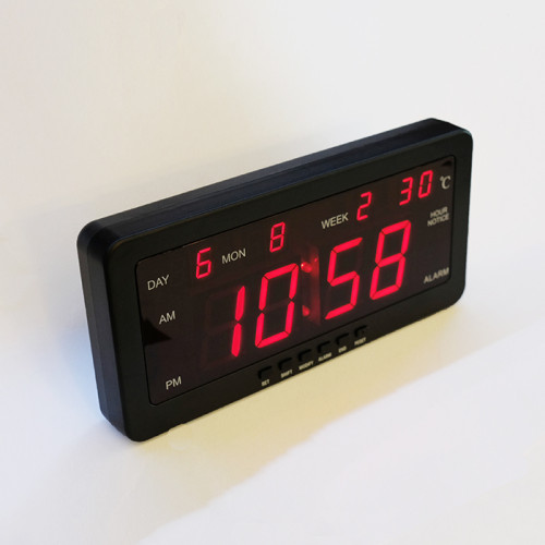 LED Calendar Alarm Wall/Table Clock 2158R