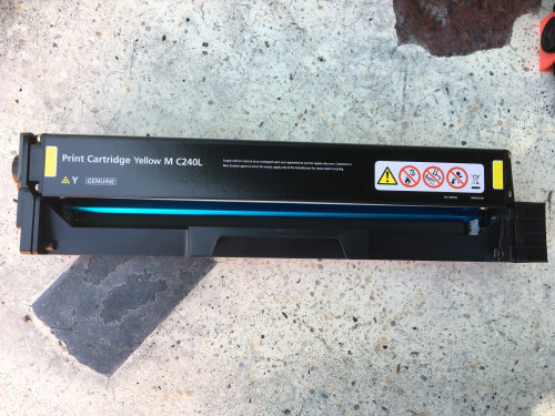 รับเติมหมึก ริโก้ MC240L PC200W และ MC240FW หมึกครบชุด C M Y K ฟ้า แดง ...