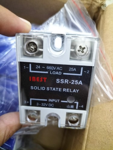IBEST SOLID STATE RELAY MODEL: SSR-25A 25A ราคา 670.00 บาท
