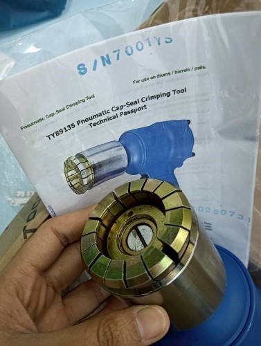 PNEUMATIC CAP-SEAL CRIMPING TOOL PNEUMATIC DRUM CAP SEALING MACHINES ...