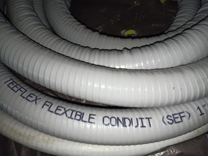 TEEFLEX FLEXIBLE ท่ออ่อนเหล็กกันน้ำสีเทา 1" ราคา 48 บาท
