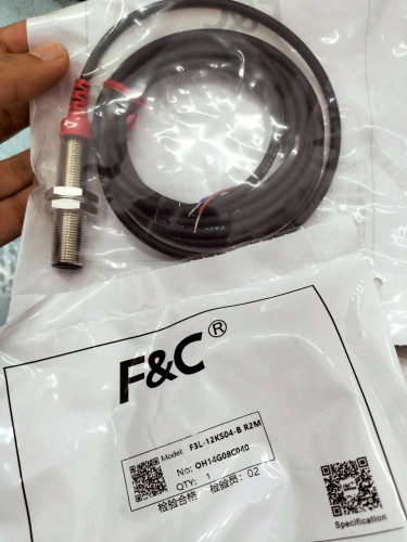 F&C INDUCTIVE PROXIMITY SENSOR DIA 12 MODEL: F3L-12KS04-B R2M ราคา 500. ...