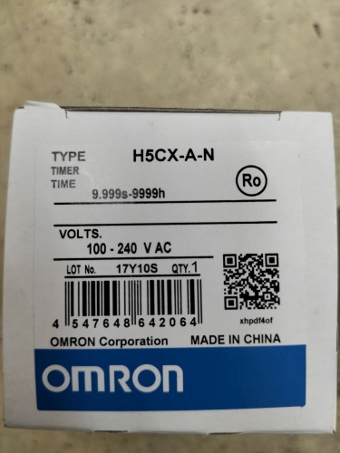OMRON TIMER MODEL: H5CX-A-N 220VAC ราคา 3,537.70 บาท
