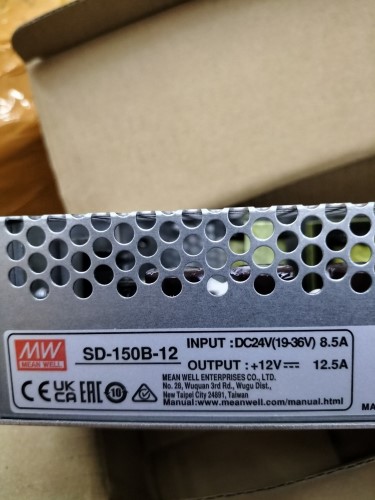 MEAN WELL POWER SUPPLY MODEL: SD-150B-12 24V TO 12V 12.5A ราคา 1,575.05 บาท