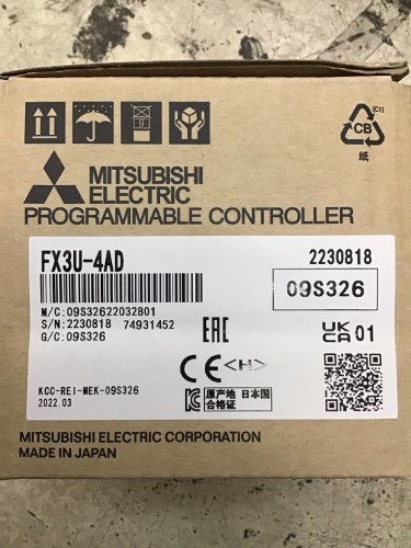 MITSUBISHI FX3U-4AD ราคา 8,990 บาท