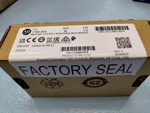 ALLEN-BRADLEY MODEL: 1762-IR4 MICROLOGIX 4CH RTD / RESISTANCE INPUT ...