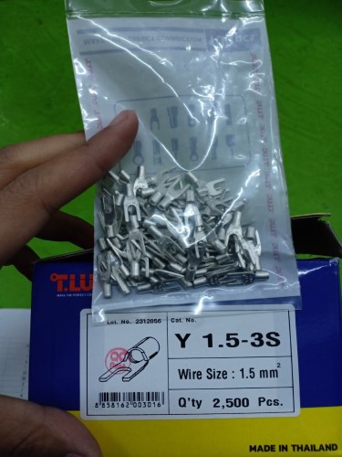 T.LUG หางปลาแฉกเปลือย MODEL: Y1.5-3S ราคา 0.72 บาท