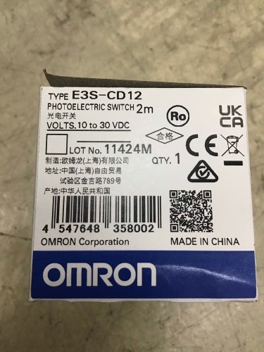 OMRON E3S-CD12 2M ราคา 3,600 บาท