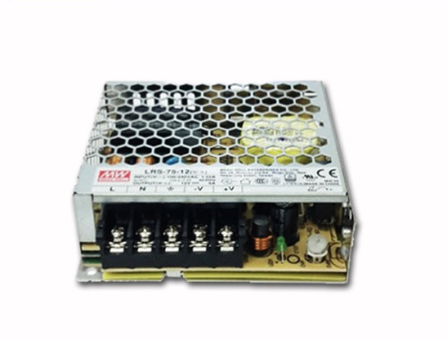MEAN WELL LRS-75-12 : 75W Power Supply Single O/P 12V 6A ราคา380บาท