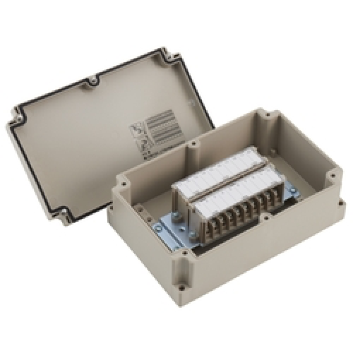 BOXTM-2002 :Box Terminal 20P 15A 185Wx120Hx69D ราคา 1,150 บาท