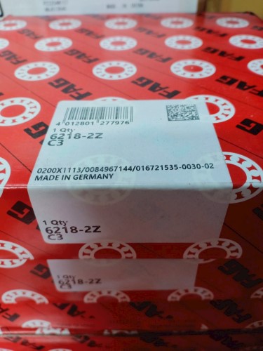 FAG BEARING MODEL: 6218-2Z-C3 ราคา 1,292.00 บาท