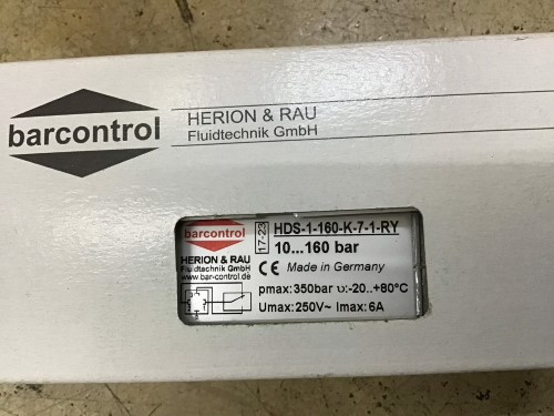 BARCONTROL HDS-1-160-K-7-1(10-160 BAR) ราคา 18,800 บาท