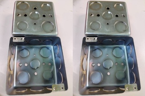 HANDY BOX 4" X 4" 1.2MM. HDG ไม่มีฝาปิด ราคา 10 บาท