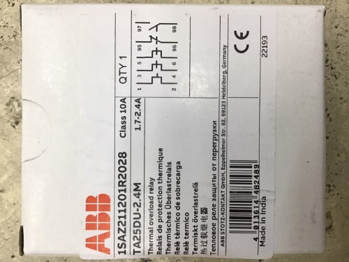 ABB TA24DU2.4 ราคา 1,050 บาท