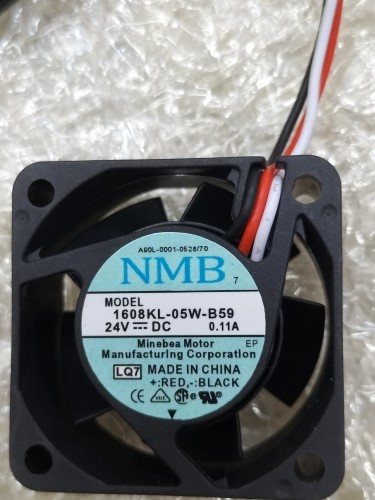 NMB FAN MODEL: 1608KL-05W-B59 24VDC 0.11A ราคา 495 บาท
