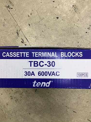 TEND CASSETTE TERMINAL BLOCK TBC-30 ราคา 7.80 บาท