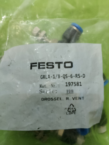 GRLA-1/8-QS-6-RS-D FESTO ราคา 351 บาท