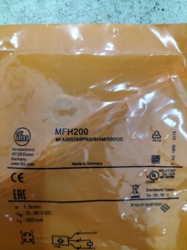 IFM CYLINDERS MODEL: MFH200 ราคา 3,800 บาท