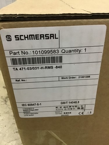 SCHMERSAL TA471-03/03Y-H-RMS-840 ราคา 29,050 บาท