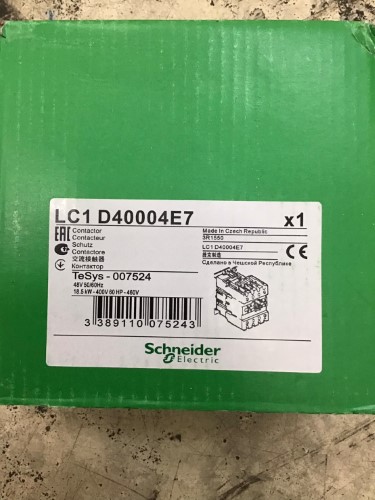 SCHNEIDER LC1D40004E7 ราคา 4,604 บาท