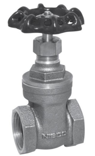 "NIBCO" BRZ NRS Gate Valve NP450, Size 1.1/2" ราคา 730 บาท