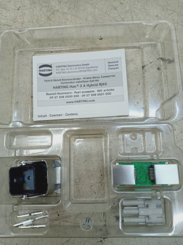 HARTING HAN 3A HYBRID RJ45 PLUG DC P/N. 09 57 308 0501 000 ราคา 2,885 บาท