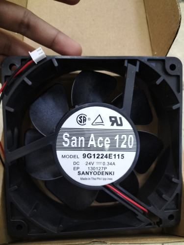 SANYO DENKI SAN ACE 120 FAN MODEL: 9G1224E115 DC24V 0.34A ราคา 800.00 บาท
