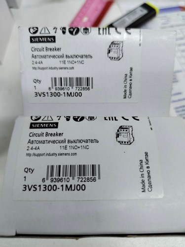 SIEMENS BREAKER MODEL: 3VS1300-1MJ00 ราคา 1,200 บาท