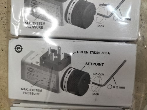 BRACONTROL PRESSURE SWITCH MODEL: HDS-1-200K-7-1-GE009 ราคา 7,800 บาท