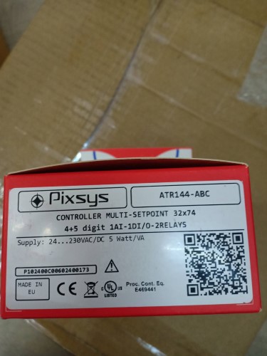 PIXSYS CONTROLLER MODEL: ATR144-ABC 32x74 4+5 DIGIT 24…230VAC/DC ราคา ...