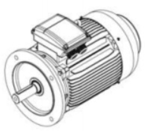 MOTOR CAST-IRON 1.1KW 1.5HP FRAME 90L 6P. 1000RPM. FLANGE B5 IE2 ราคา ...