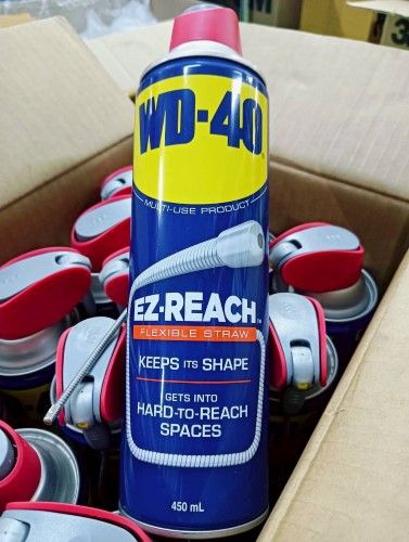 สเปรย์น้ำมันอเนกประสงค์ MODEL: WD-40 ขนาด 450 ML. ราคา 180.00 บาท