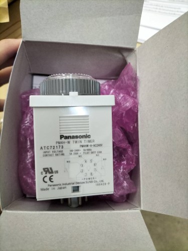 PANASONIC TWIN TIMER MODEL: PM4H-W AC240V ATC72173 100-240V 5A 250V ...