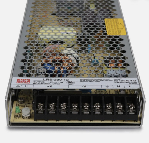 MEAN WELL LRS-200-12 : 200W Power Supply Single O/P 12V 17A ราคา708บาท