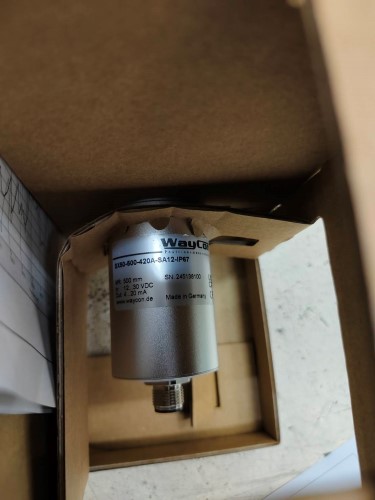 WAYCON DRAW WIRE SENSOR MODEL: SX50-500-420A-SA12-IP67 12-230VDC 4-20MA ...