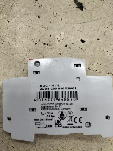 ABB MODEL: S2C-H11L ราคา 860 บาท