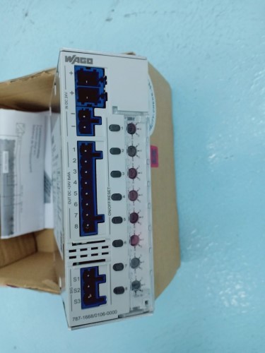 WAGO ELECTRONIC CIRCUIT BREAKER MODEL: 787-1668/0106-0000 24VDC/48A 8X1 ...