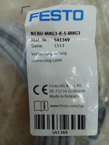 FESTO NEBU-M8G3-K-5-M8G3 CONNECT CABLE (541349) ราคา 900 บาท